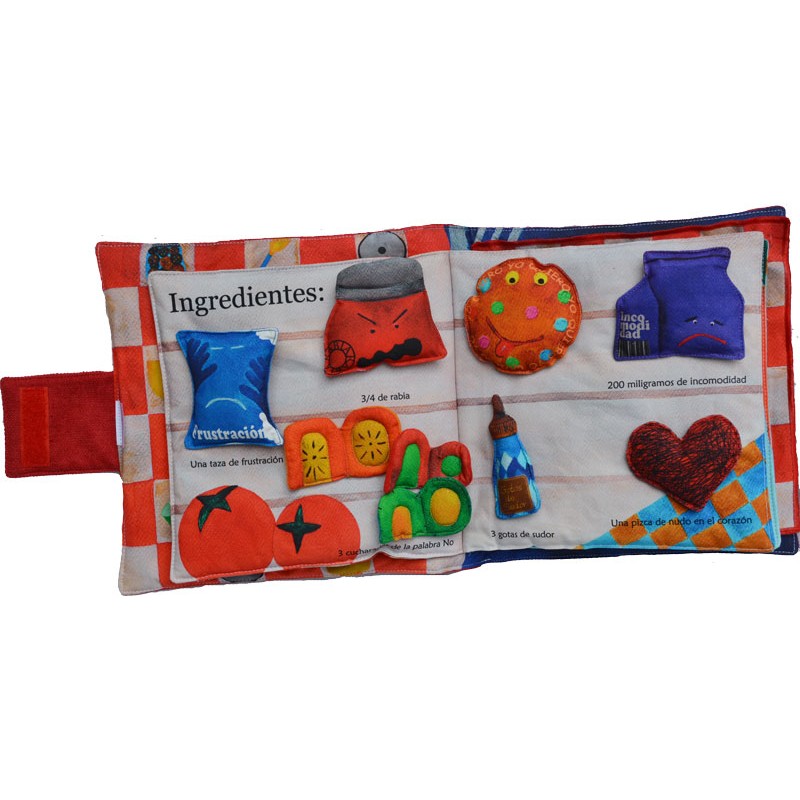 Libro en tela Receta para una rabieta para relatar